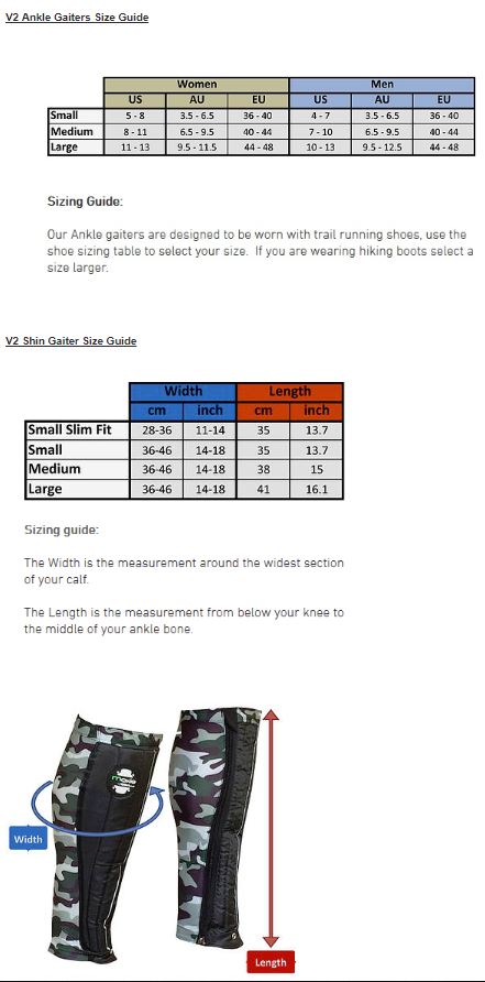 Moxie V2 Shin Gaiters | Wildfire Sports & Trek